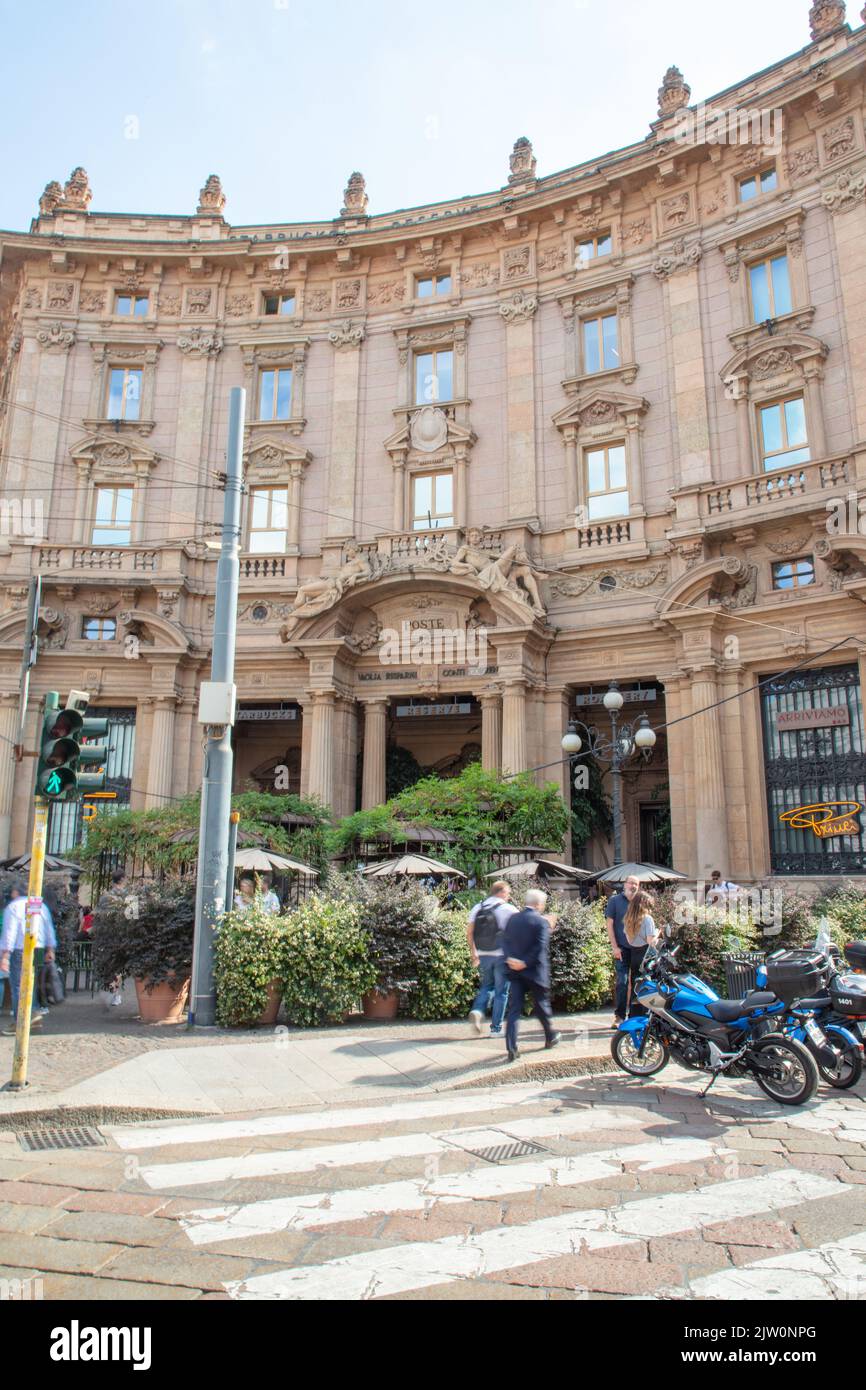 the entrance of the Starbucks Reserve Roastery in Milan, Italy Stock ...