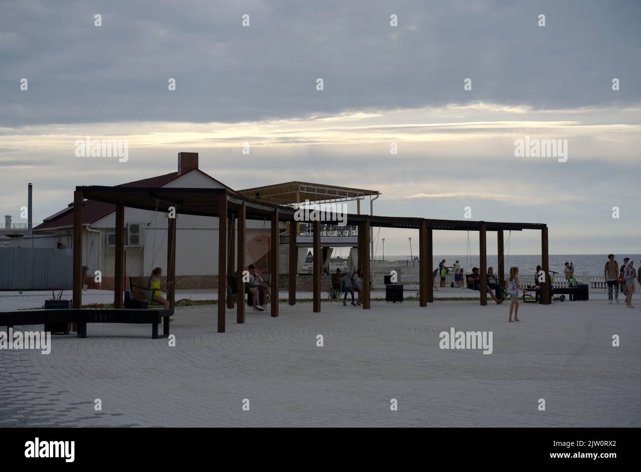 Sevastopol, Crimea-June 17, 2021: Cityscape overlooking the waterfront ...