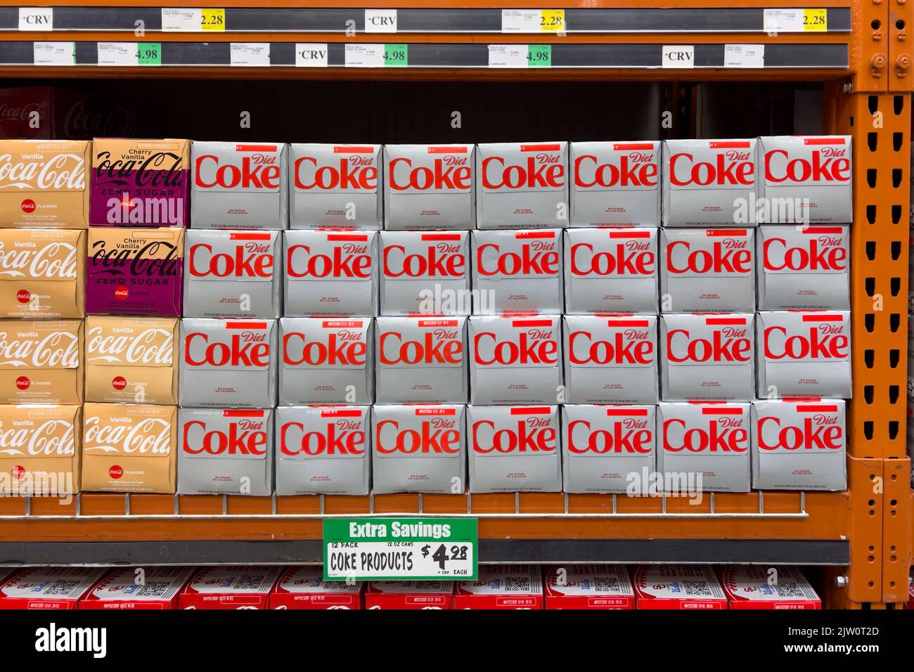 Diet soda aisle hi-res stock photography and images - Alamy