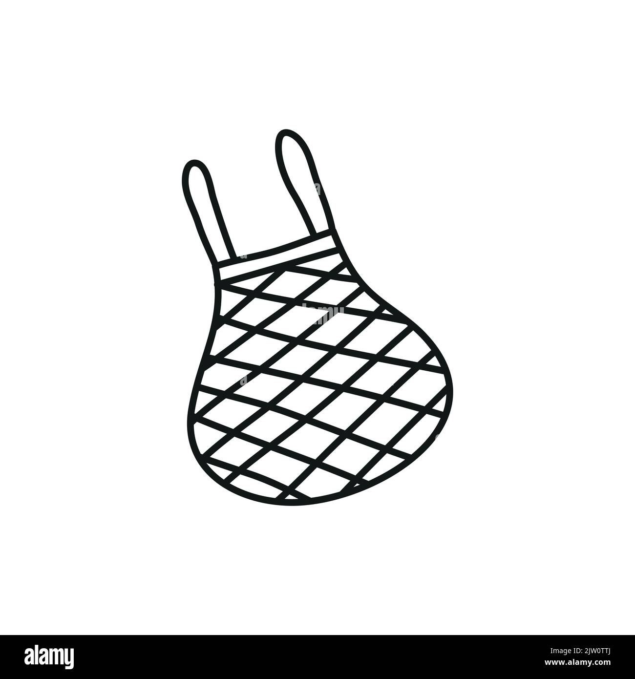 Black string isolated Stock Vector Images - Alamy