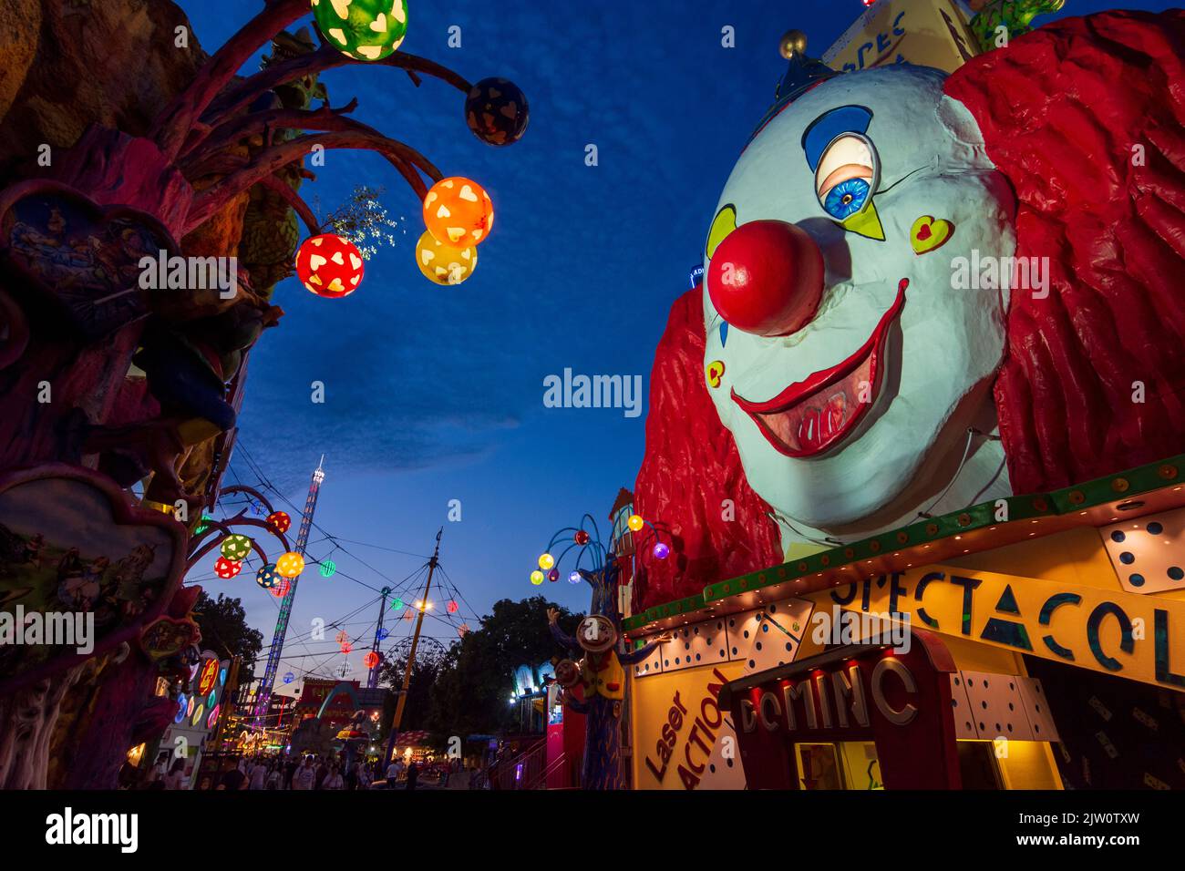 Wien, Vienna: amusement park Prater, Spectacolo Indoor-Dark-Ride in 02 ...