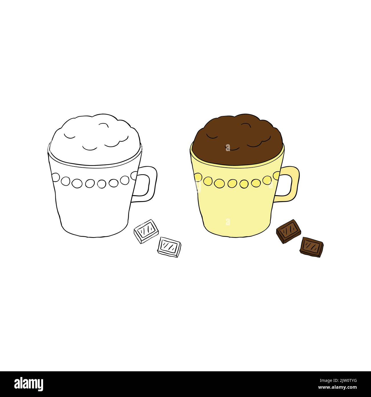 Mugcake drawing hi-res stock photography and images - Alamy