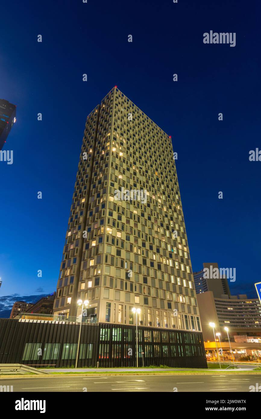 Wien, Vienna: DC Tower 3 in 22. Donaustadt, Wien, Austria Stock Photo ...