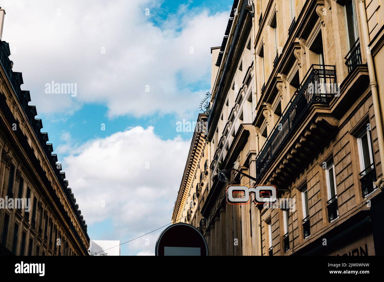 A low angle of the buildings in Paris Stock Photo - Alamy
