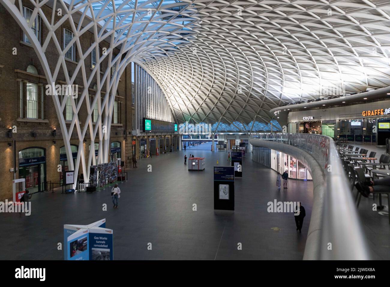 National rail service is reduced to 1-2 trains per hour at London King ...