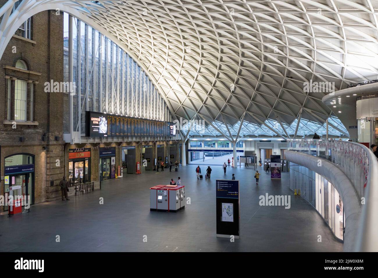 National rail service is reduced to 1-2 trains per hour at London King ...