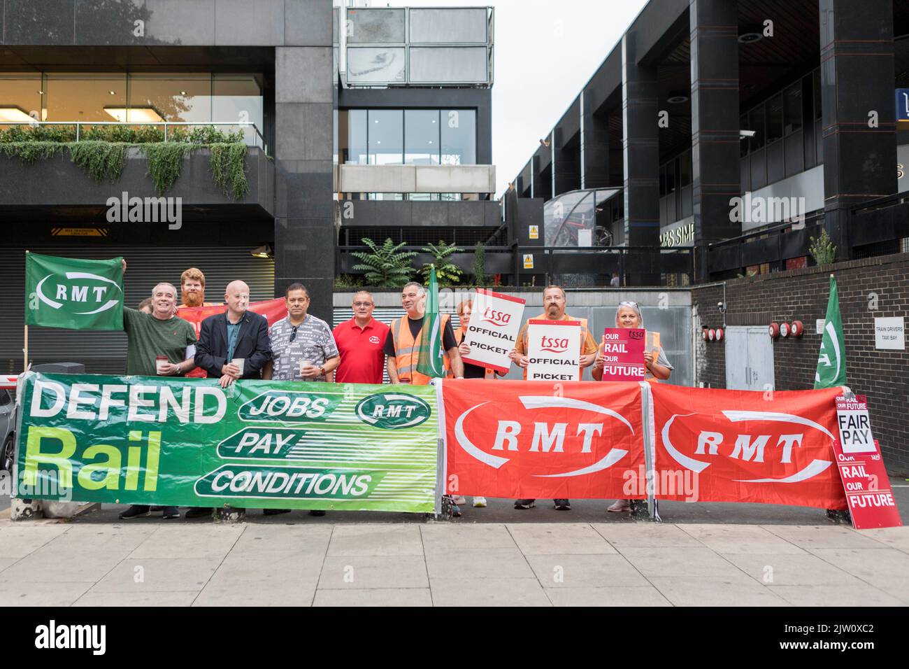 National rail service is reduced to 1-2 trains per hour at London ...