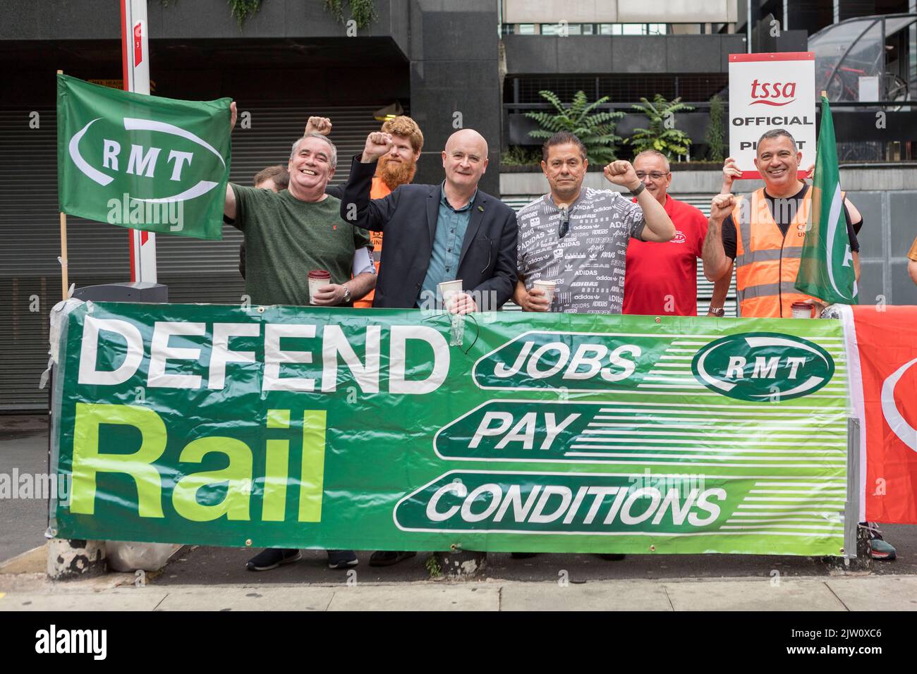 National rail service is reduced to 1-2 trains per hour at London ...
