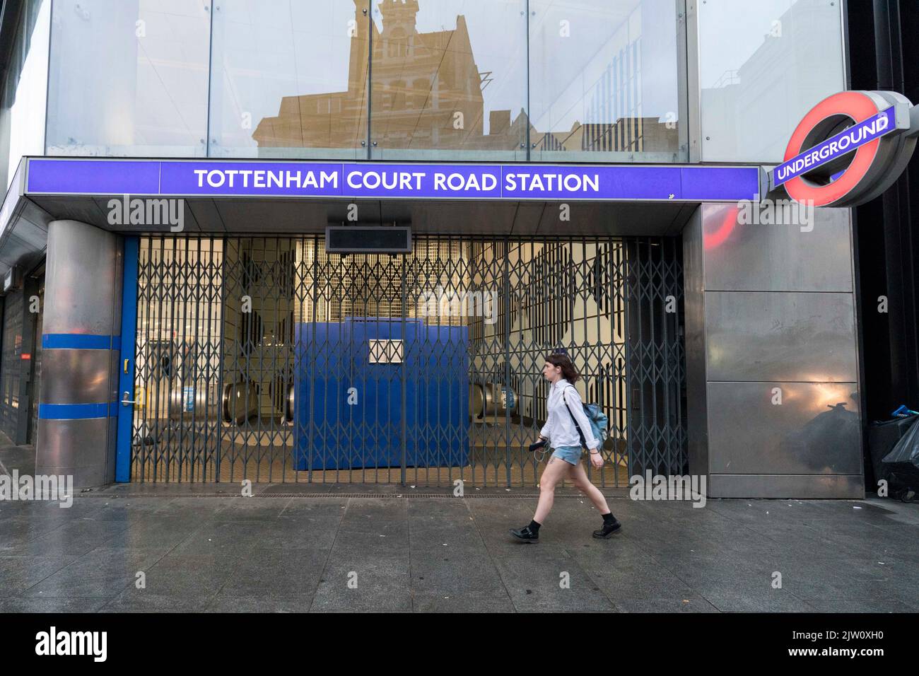 Tube strike takes place in London today. The Tottenham Court Road ...