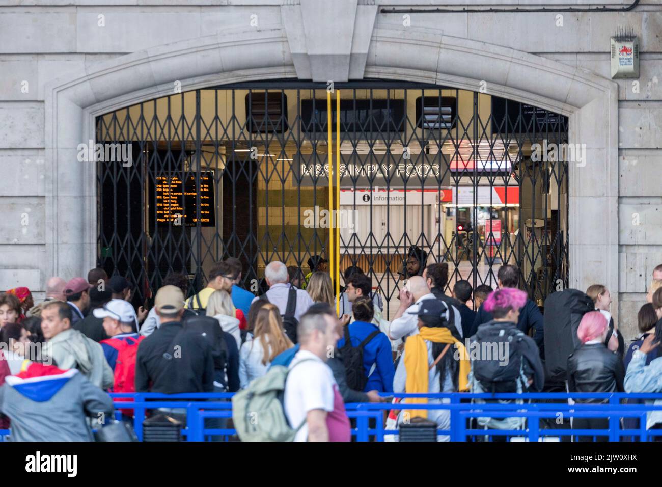 Another day of rail strike takes place today led by the RMT union ...