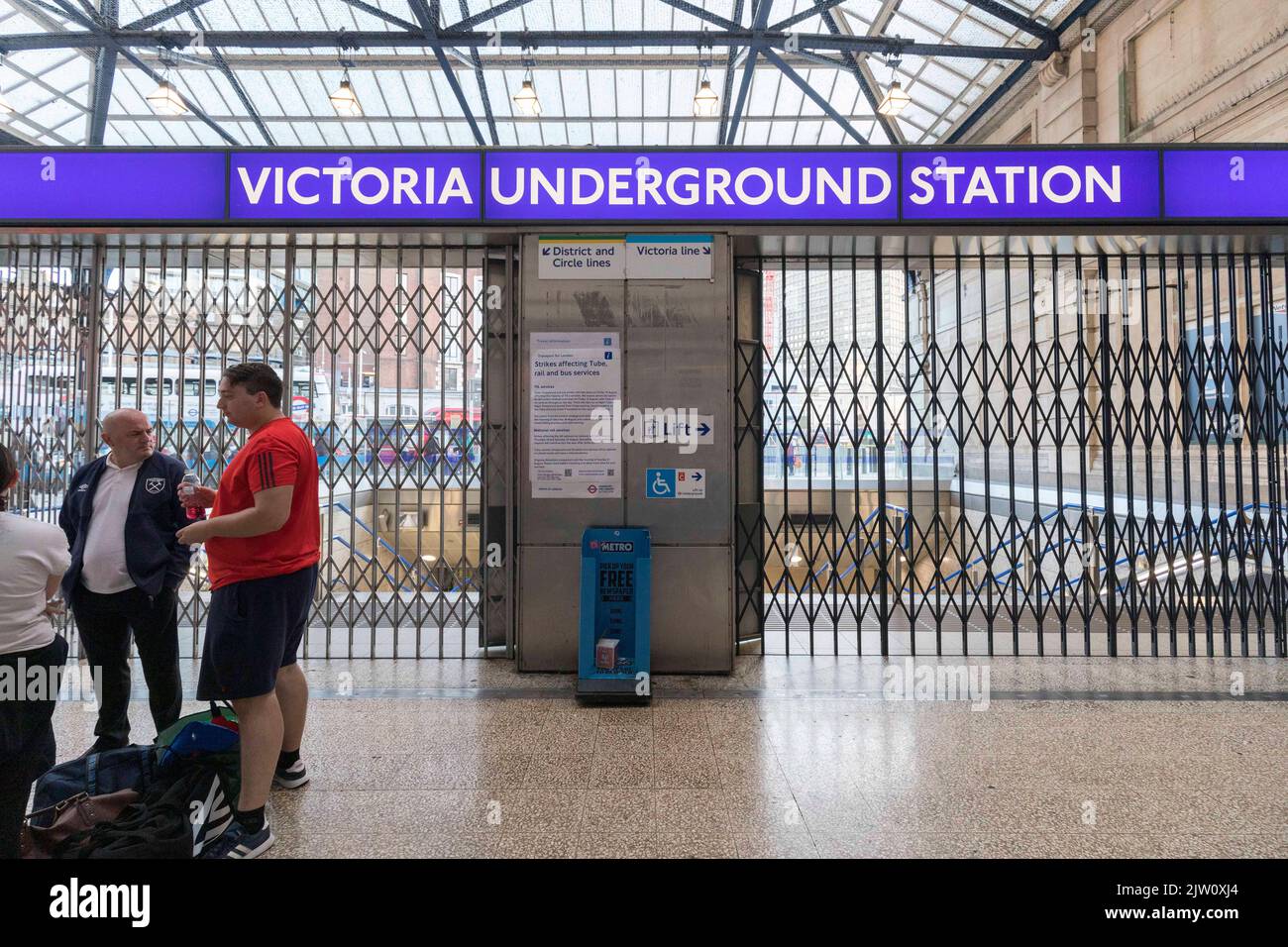 Another day of rail strike takes place today led by the RMT union ...