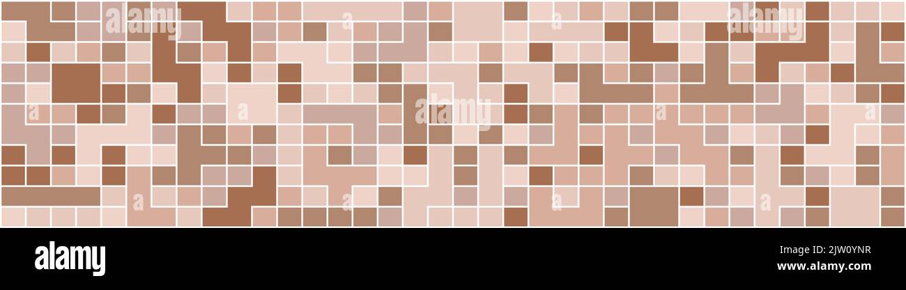 Seamless geometric pattern of multicolored squares and arbitrary shapes ...
