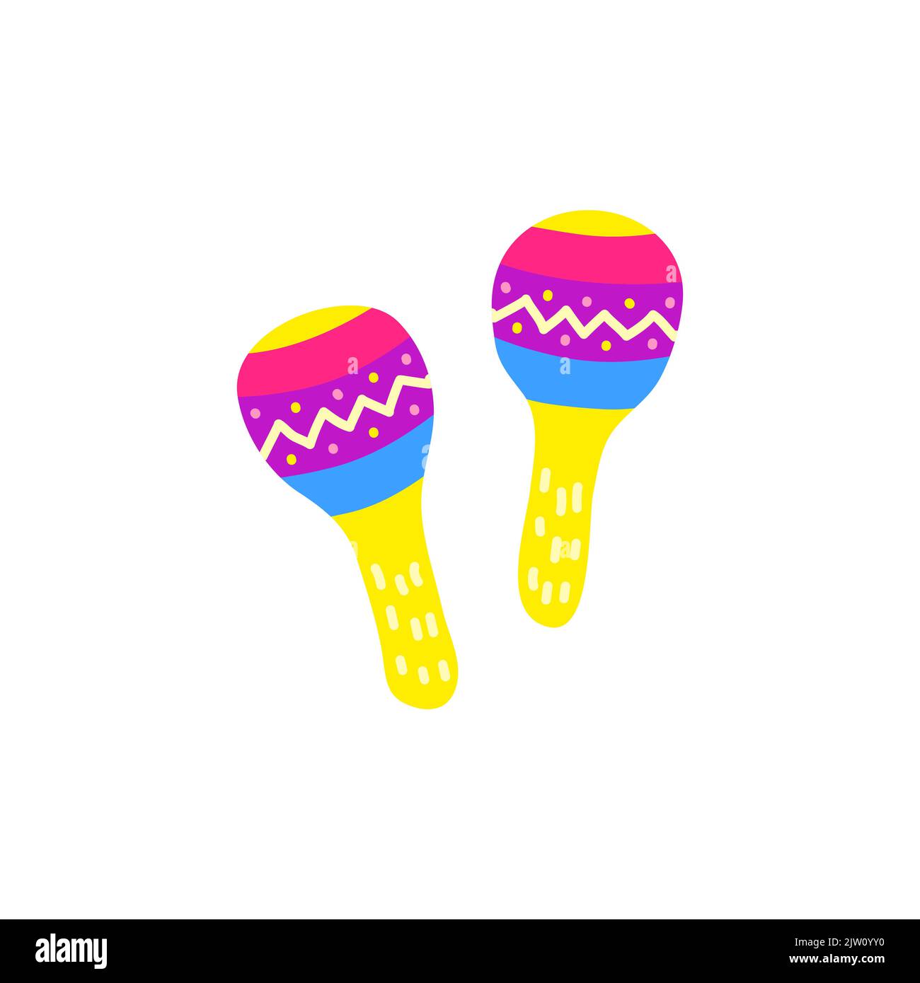Rosa Maracas Clipart Maracas Illustration Stock Illustrations