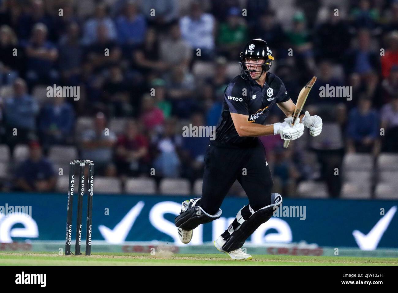 Manchester Originals' Tristan Stubbs during the The Hundred match ...