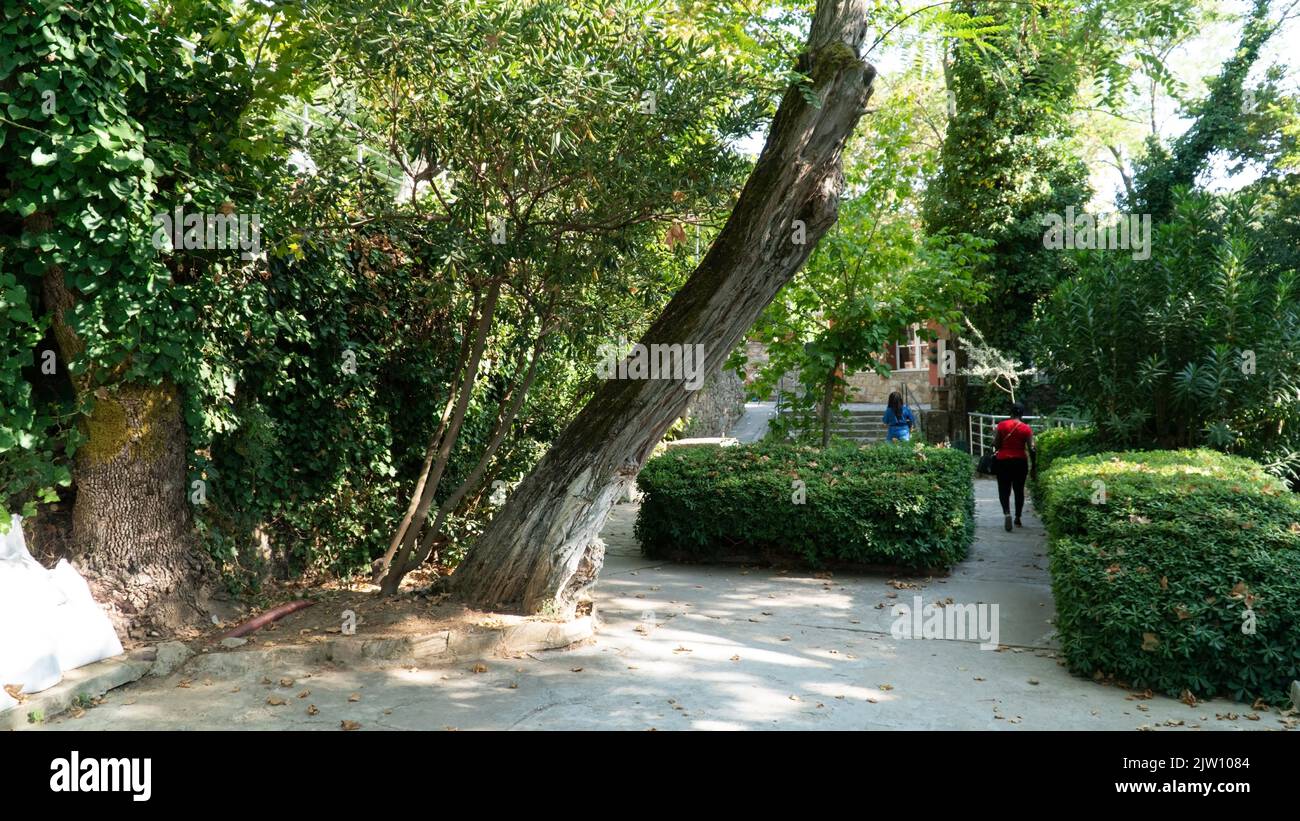House of Virgin Mary near Ephesus. House of Virgin Mary in Selcuk Izmir ...
