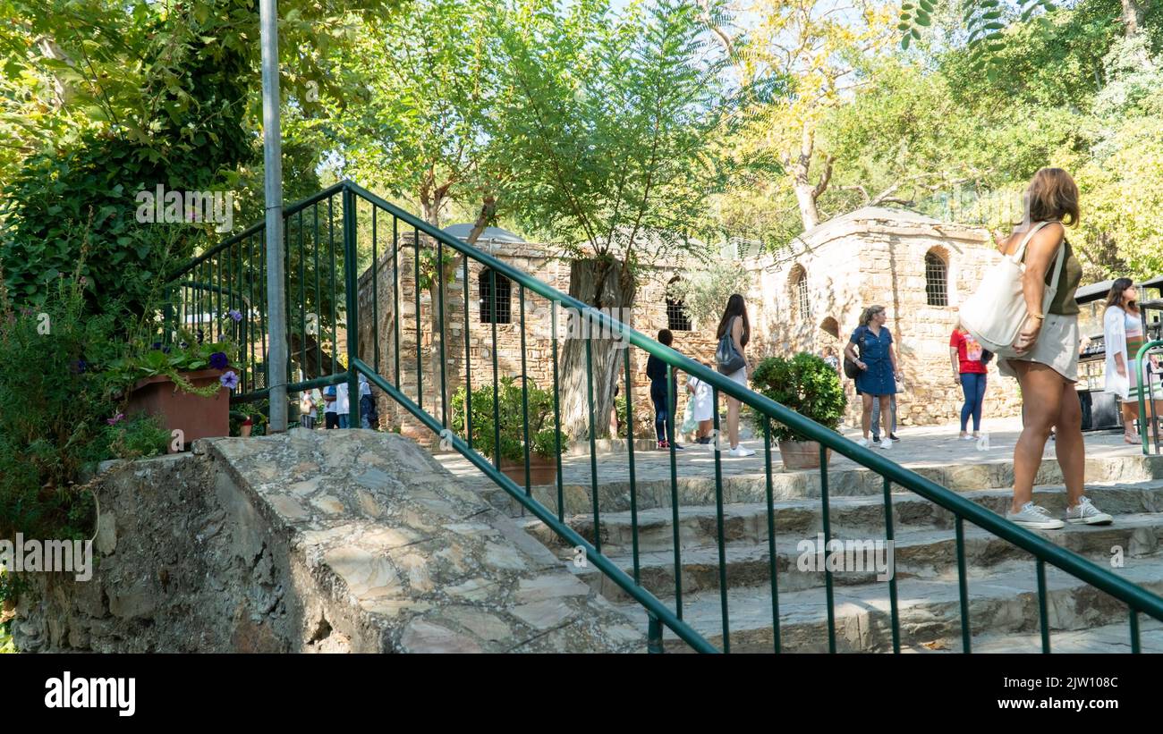 House of Virgin Mary near Ephesus. House of Virgin Mary in Selcuk Izmir ...