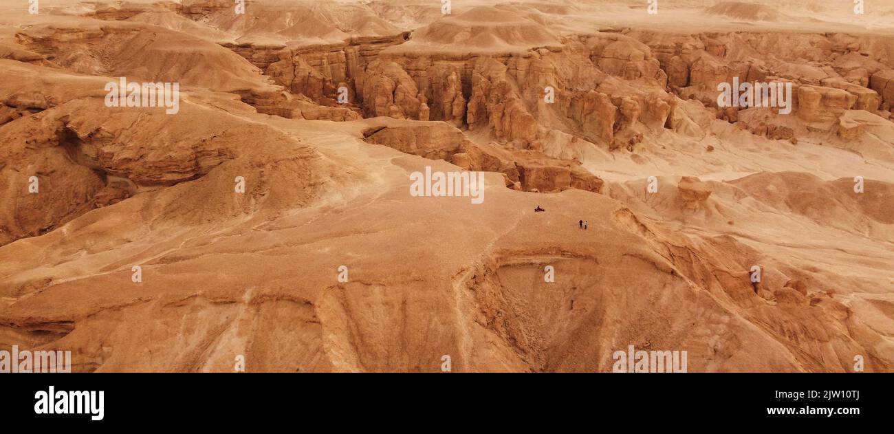 Sandstone formation in the desert. An image from Judah, Saudi Arabia ...