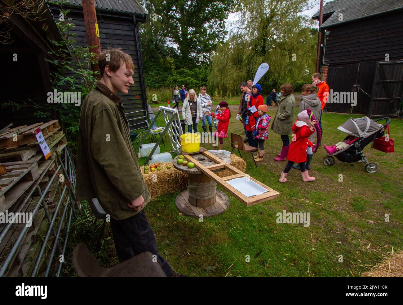 Apple Day at Suffolk Wildlife Trust's Foxburrow Farm near Melton in ...