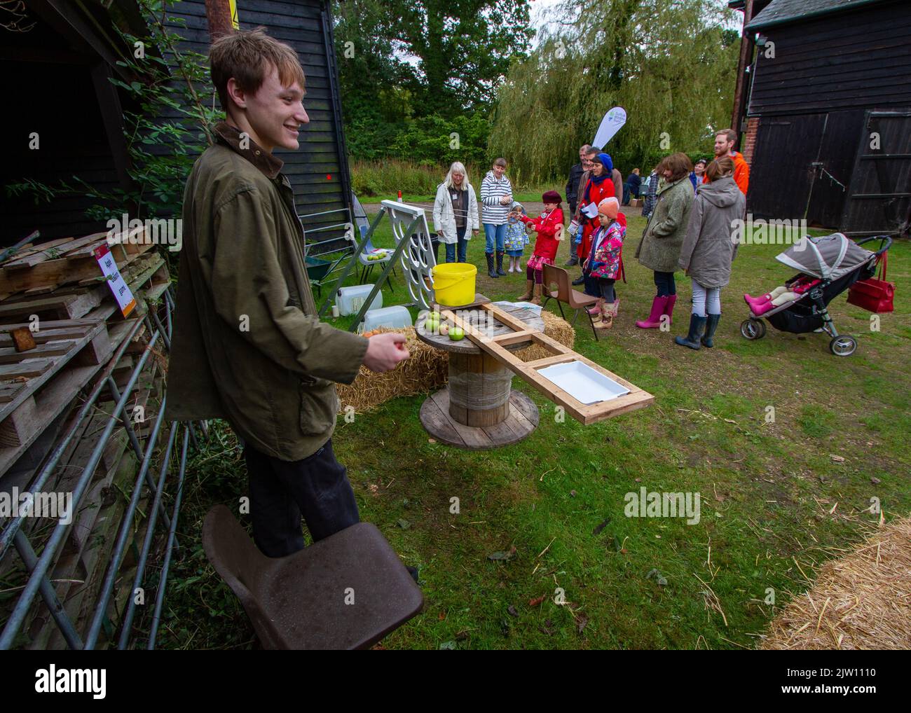 Apple Day at Suffolk Wildlife Trust's Foxburrow Farm near Melton in ...