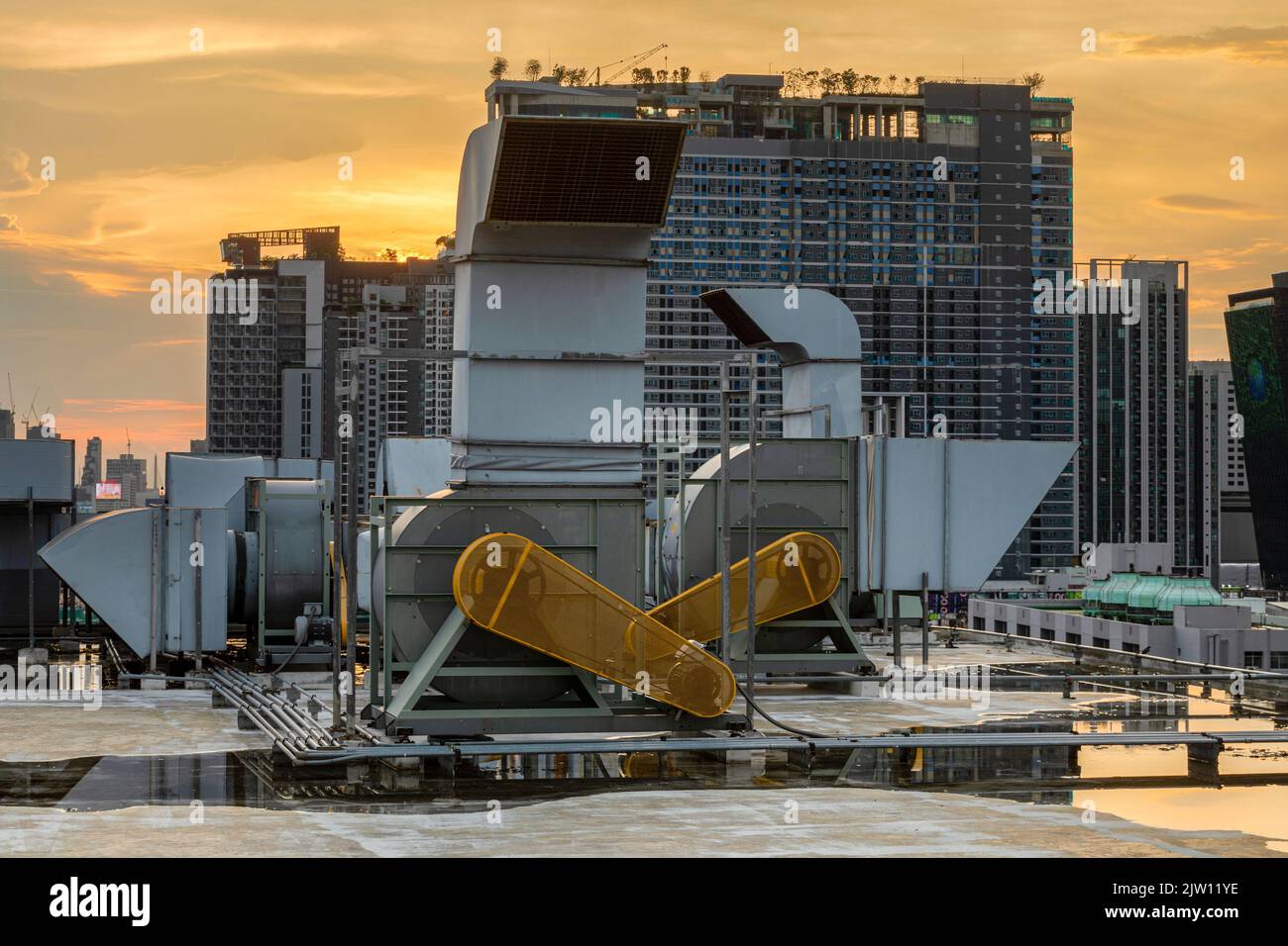 Industrial centrifugal fan and Exhaust vents of industrial air ...