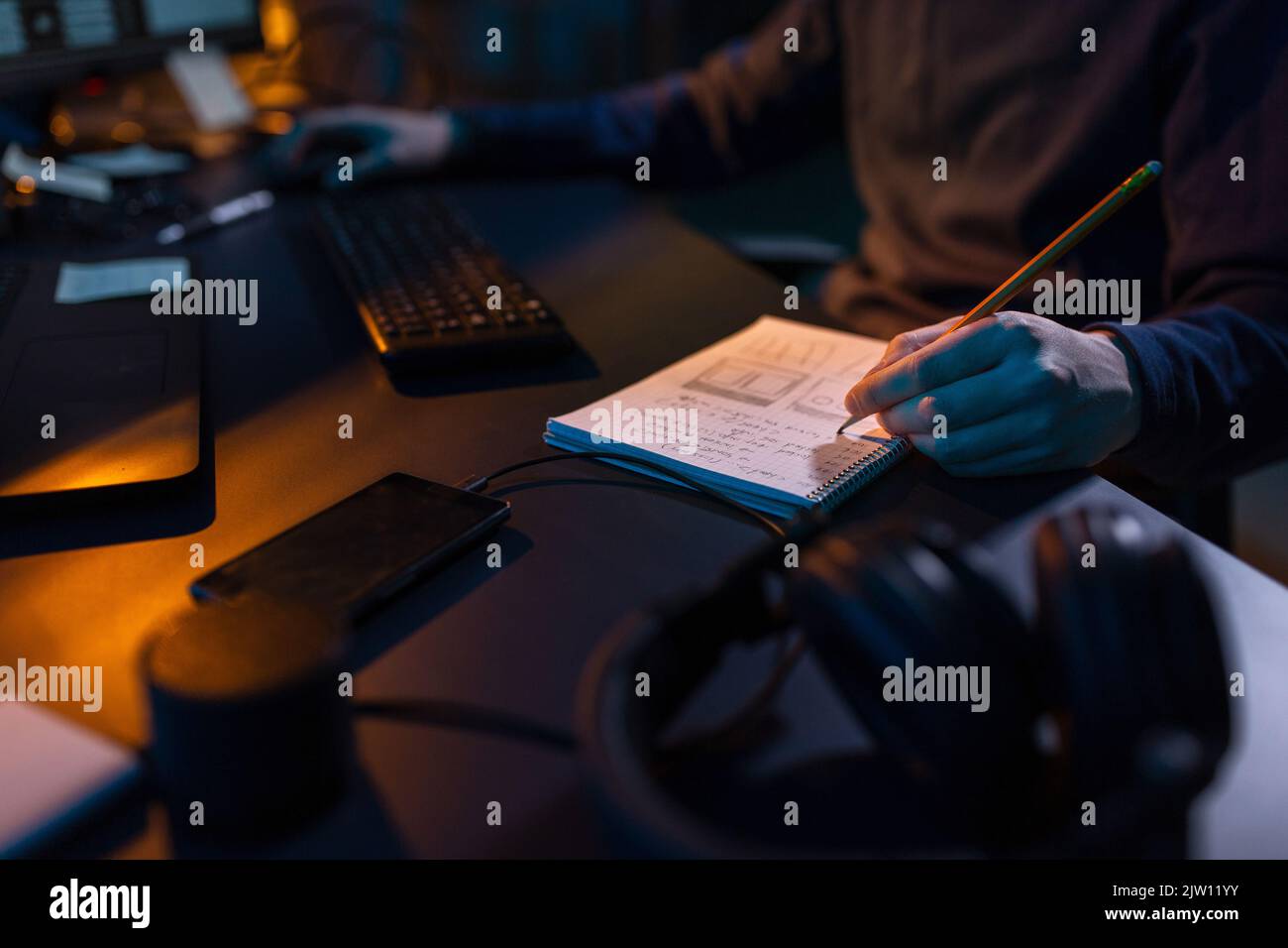 hacker using computer virus for cyber attack Stock Photo - Alamy