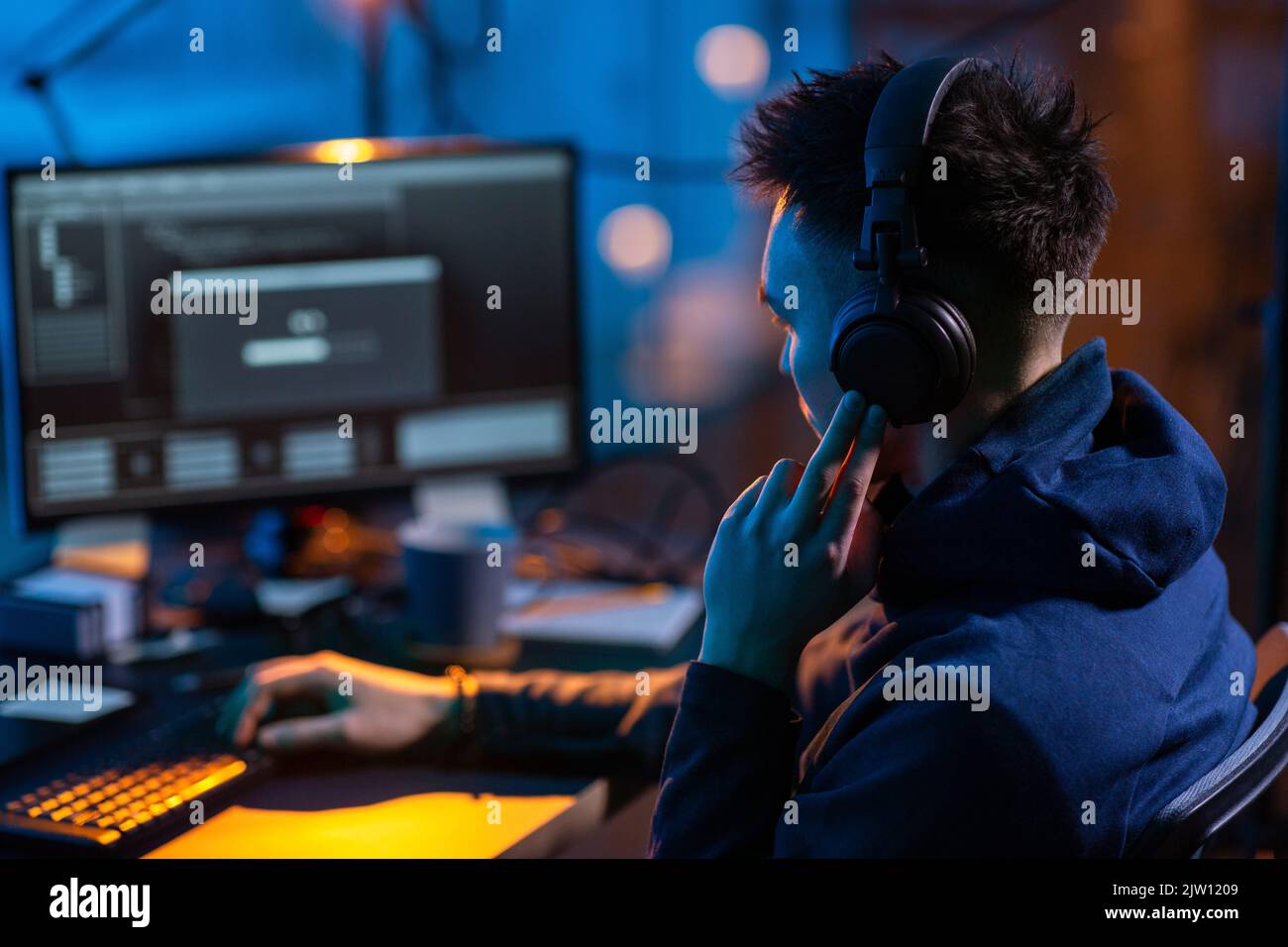 hacker using computer virus for cyber attack Stock Photo - Alamy