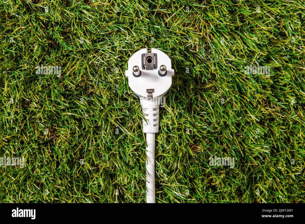 Power plug green ecology hi-res stock photography and images - Alamy