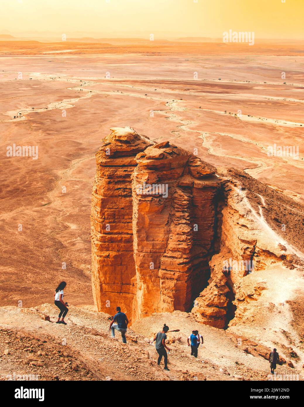 Edge of the World, Saudi Arabia Stock Photo - Alamy