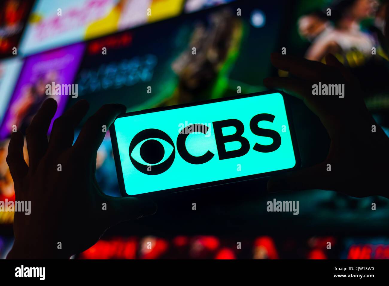 Cbs news logo hi-res stock photography and images - Alamy