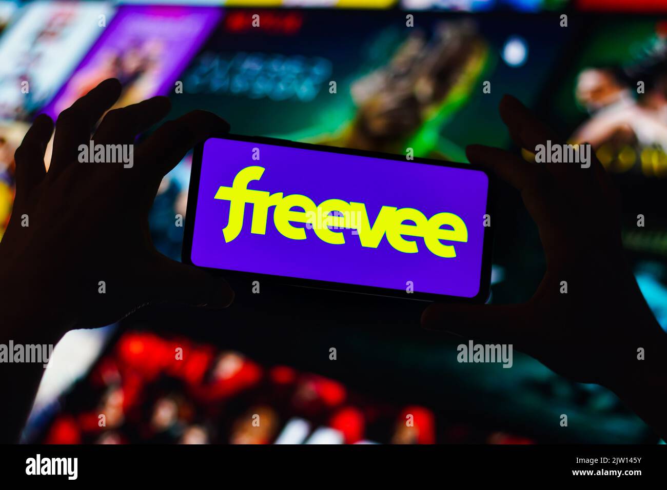 Brazil. 02nd Sep, 2022. In this photo illustration, the Freevee logo is ...