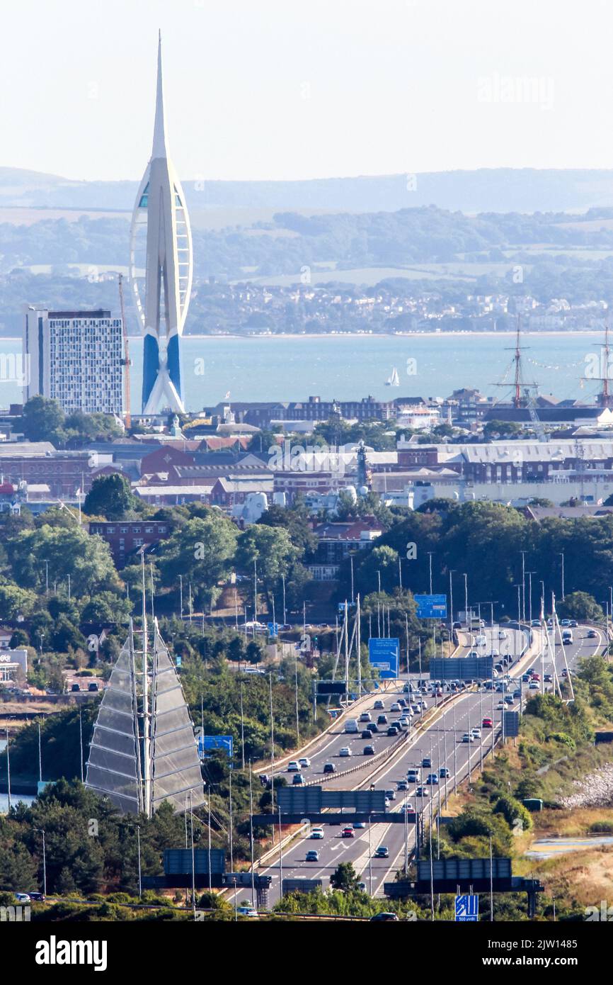 Spinnaker tower portsmouth view hi-res stock photography and images - Alamy