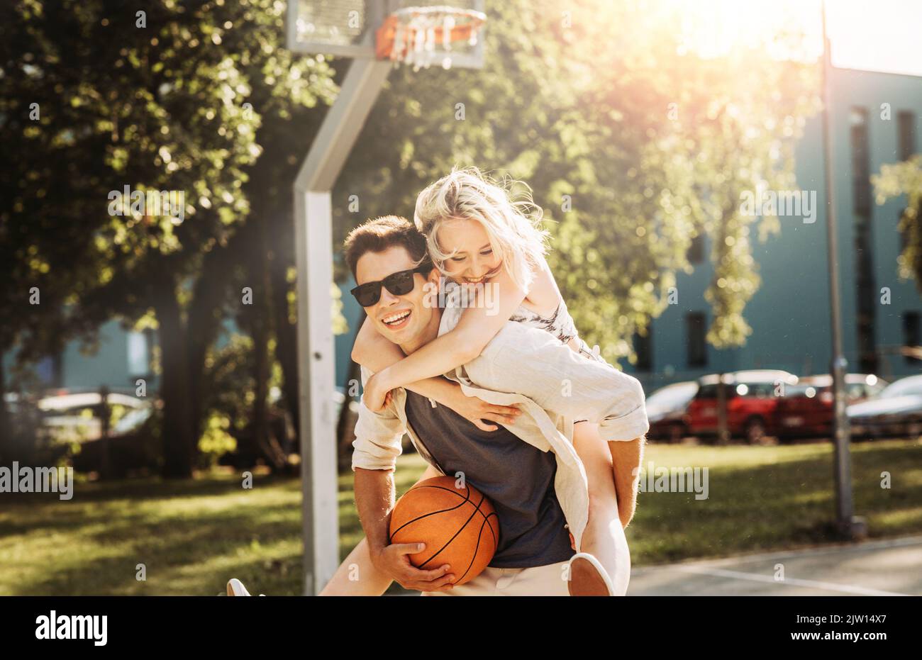 Teenage girlfriend boyfriend having fun hi-res stock photography and ...