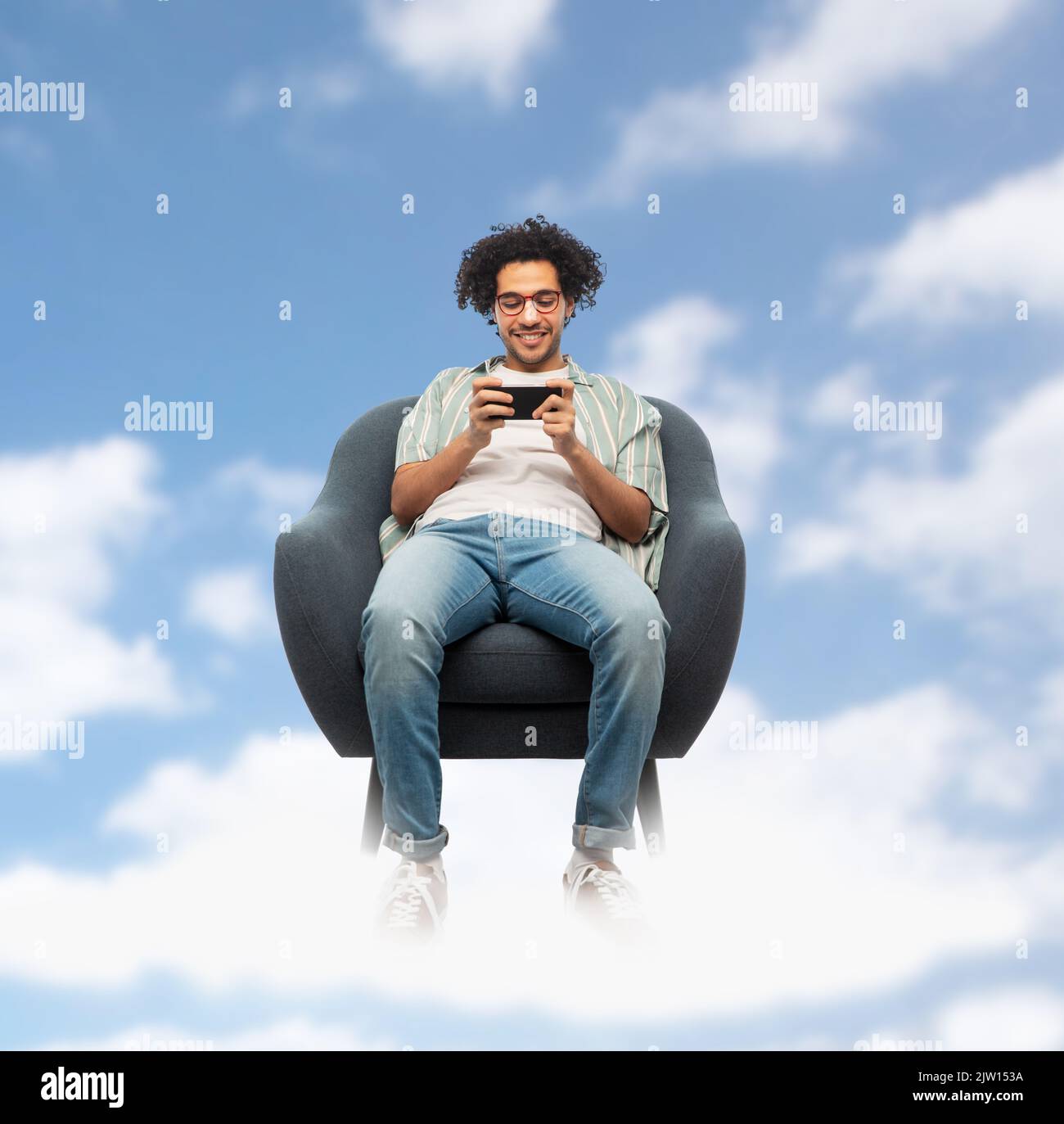 Flying chair hi-res stock photography and images - Alamy