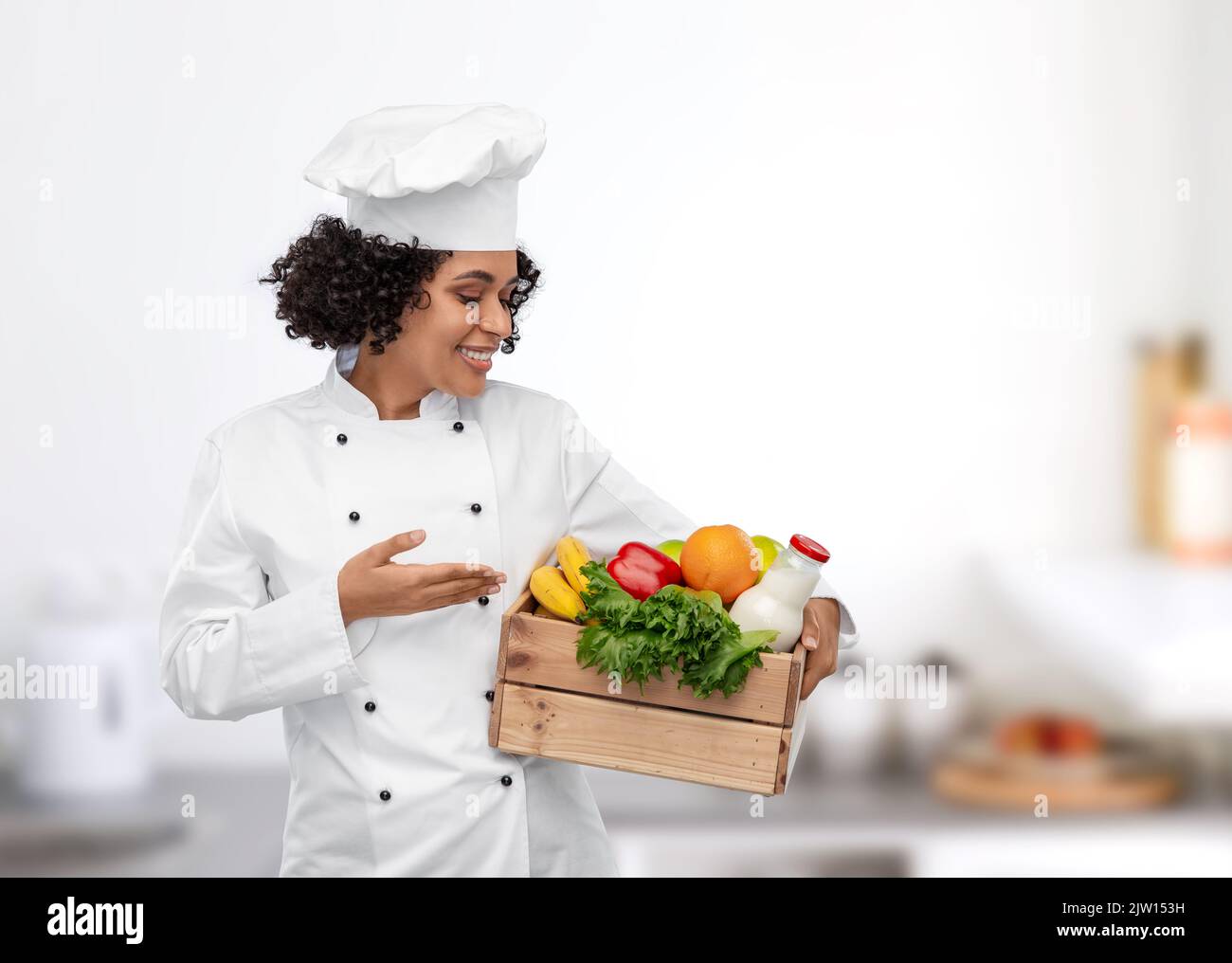 Chef food box hi-res stock photography and images - Alamy