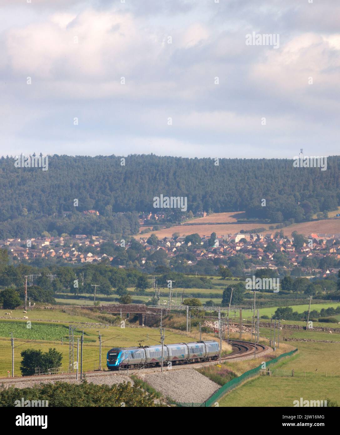 First Transpennine Express class 397 electric high speed train passing ...