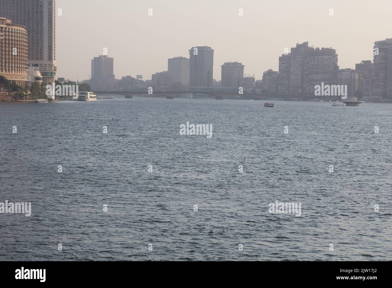 The Nile promenade from Qasr El Nil bridge Stock Photo - Alamy