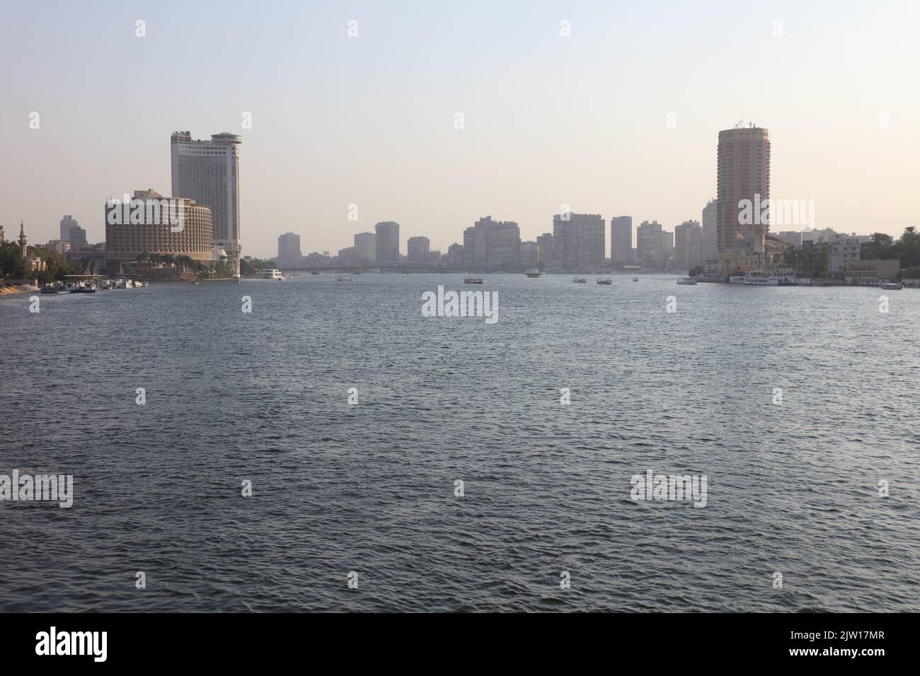 The Nile promenade from Qasr El Nil bridge Stock Photo - Alamy