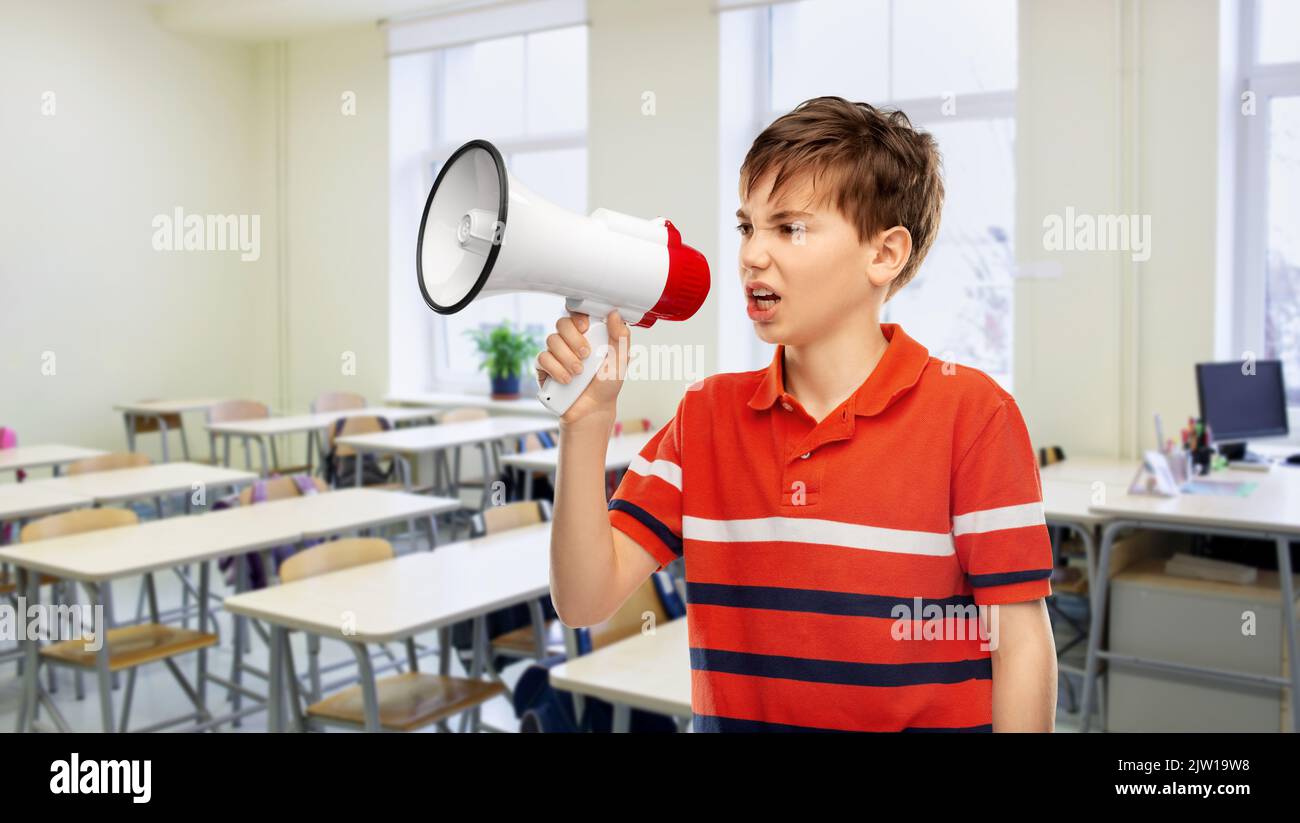 Angry Student In Classroom