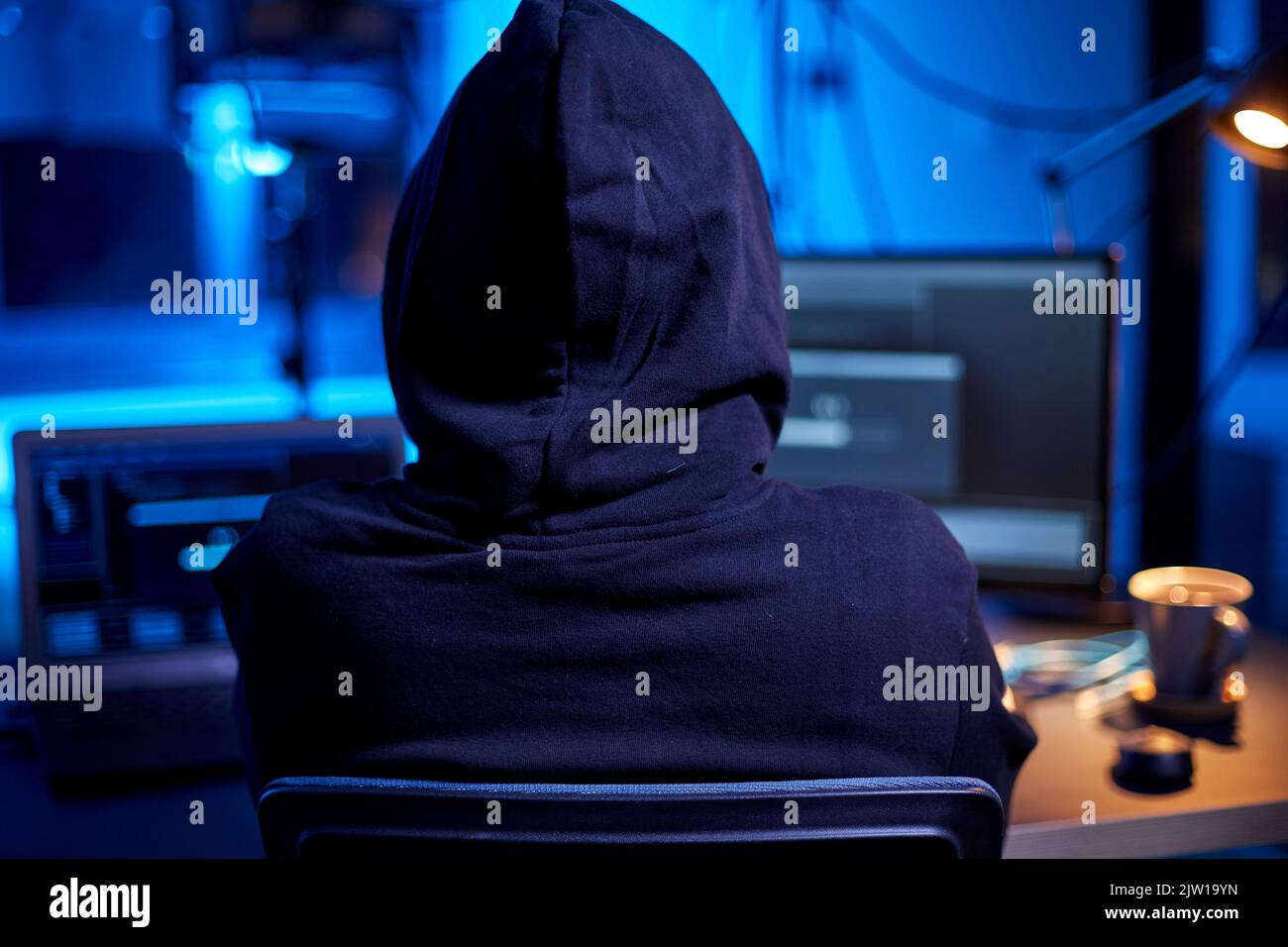 hacker using computer virus for cyber attack Stock Photo - Alamy