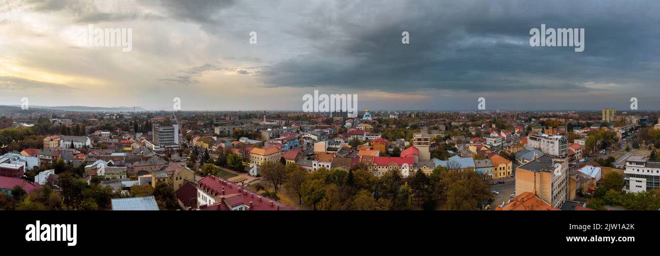 Panorama view roof city uzhgorod hi-res stock photography and images ...
