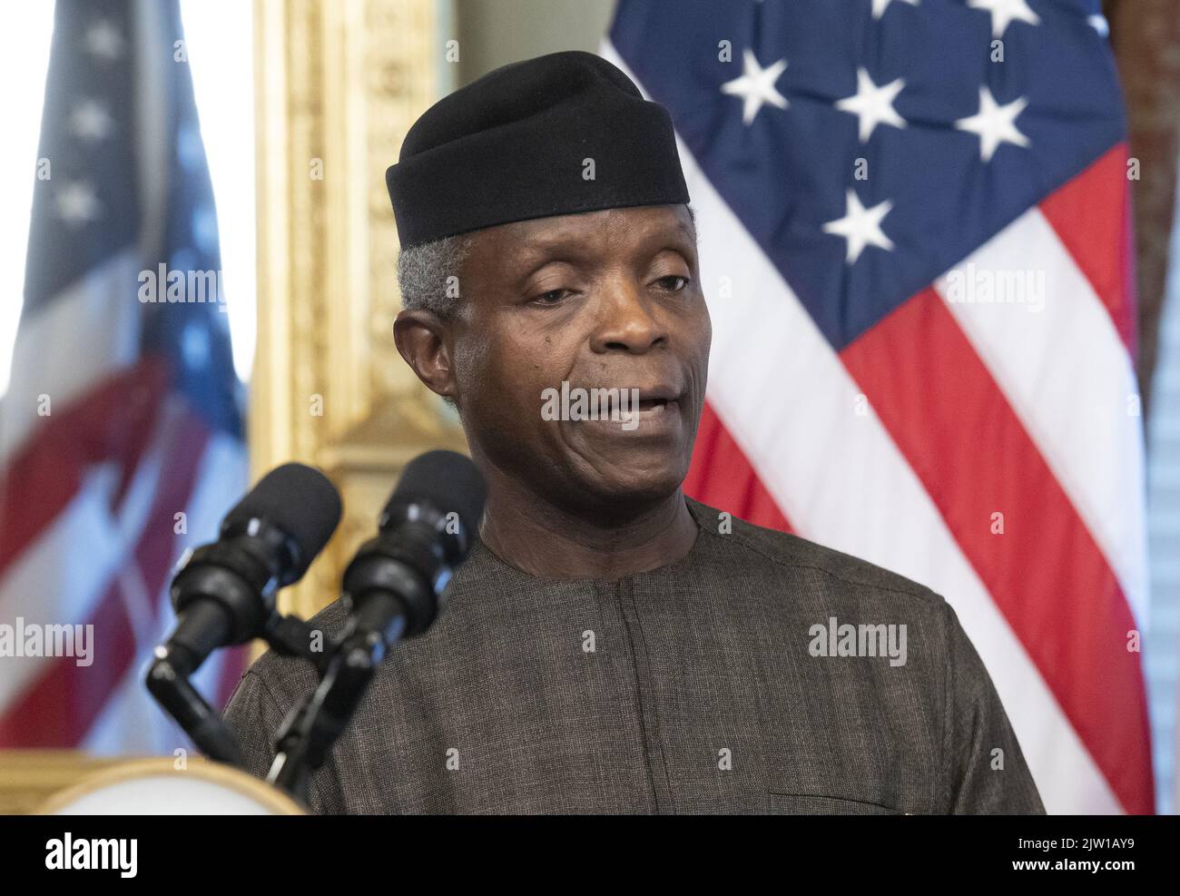 Washington DC, USA. 02nd Sep, 2022. Vice President Yemi Osinbajo of ...