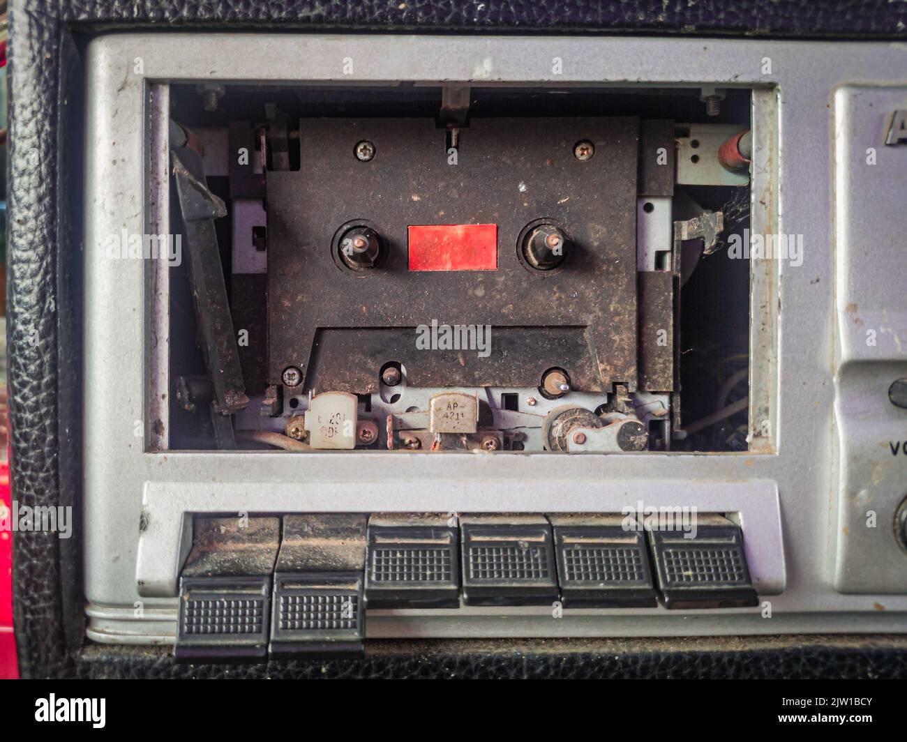 Vintage radio cassette recorder hi-res stock photography and images - Alamy