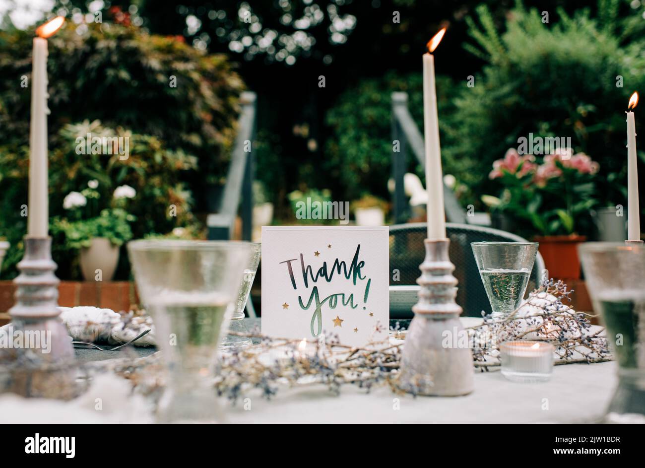 Thank you card hi-res stock photography and images - Alamy