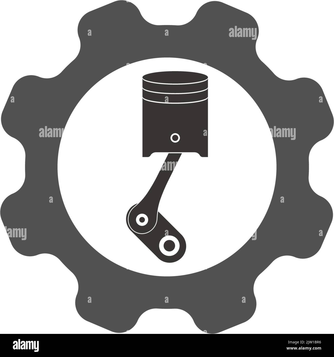 Piston icon Stock Vector Images - Alamy