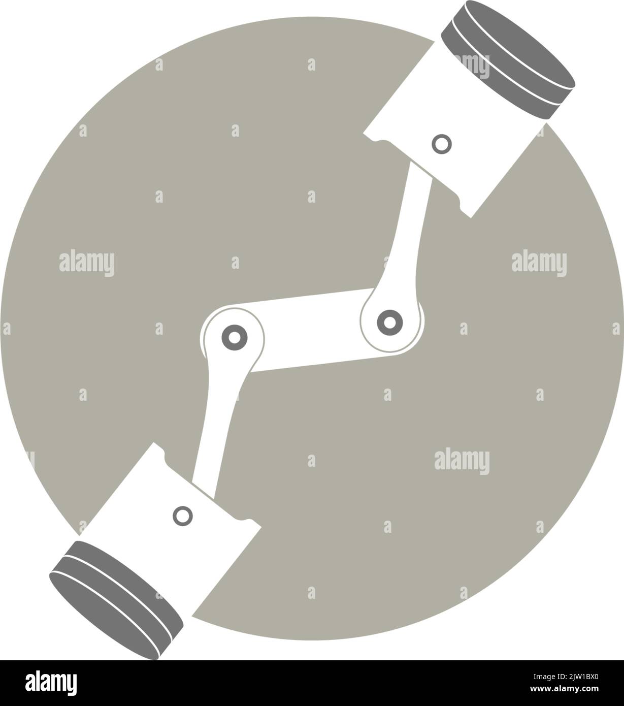 Piston icon Stock Vector Images - Alamy