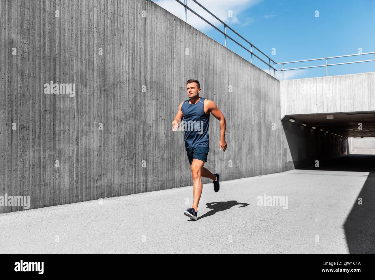 Man running out hi-res stock photography and images - Alamy