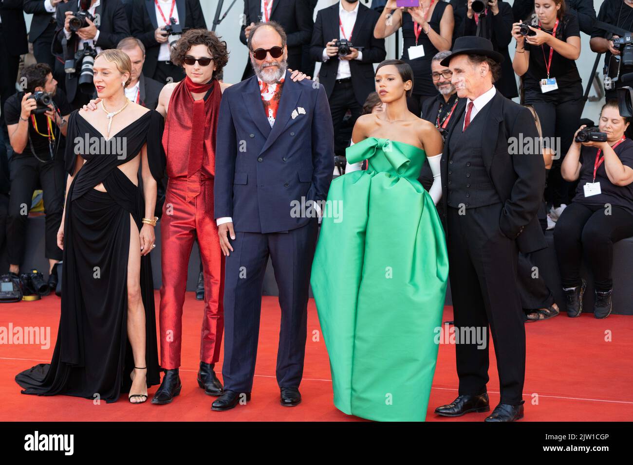Lido di Venezia, Italy, September,02, 2022 :The cast walks the red ...