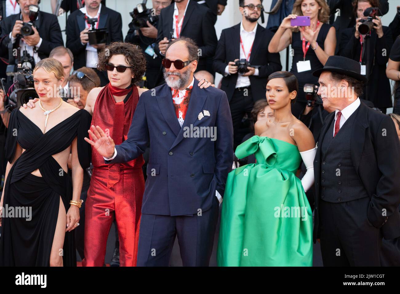 Lido di Venezia, Italy, September,02, 2022 :The cast walks the red ...