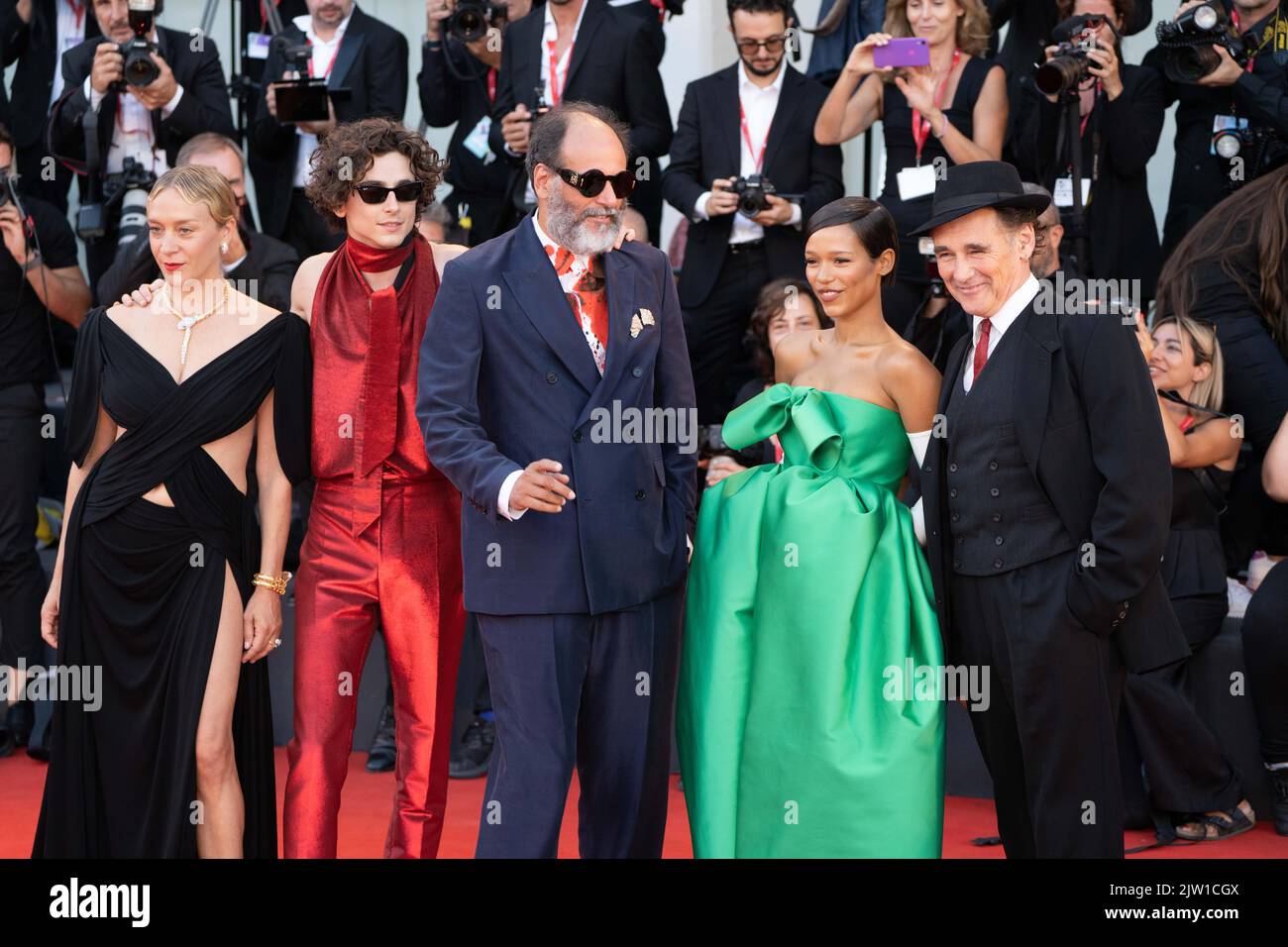 Lido di Venezia, Italy, September,02, 2022 :The cast walks the red ...