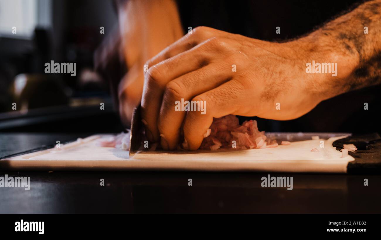 Cutting ingredients hi-res stock photography and images - Alamy